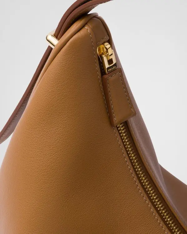 Prada Zip-up Shoulder Bag - Brown