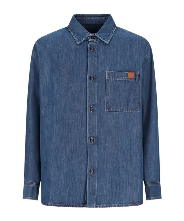 DARKPARK Casual Long-sleeved Shirt - Blue