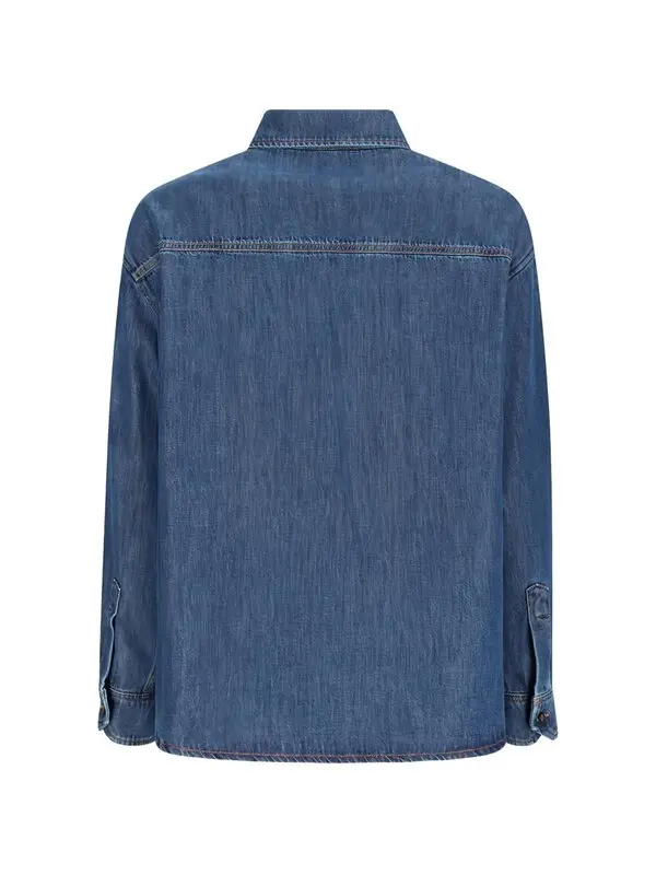 DARKPARK Casual Long-sleeved Shirt - Blue