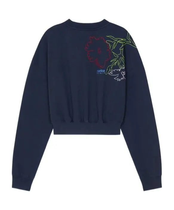 Kenzo Embroidered Floral Sweatshirt