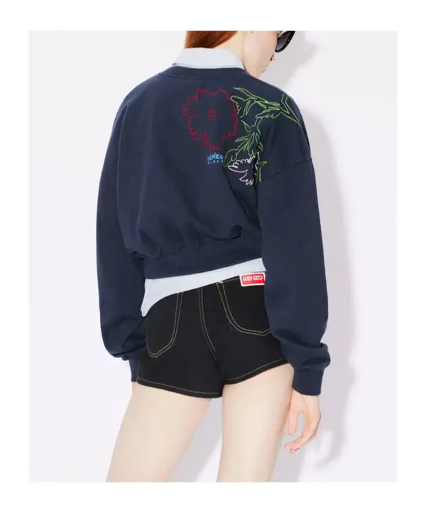 Kenzo Embroidered Floral Sweatshirt