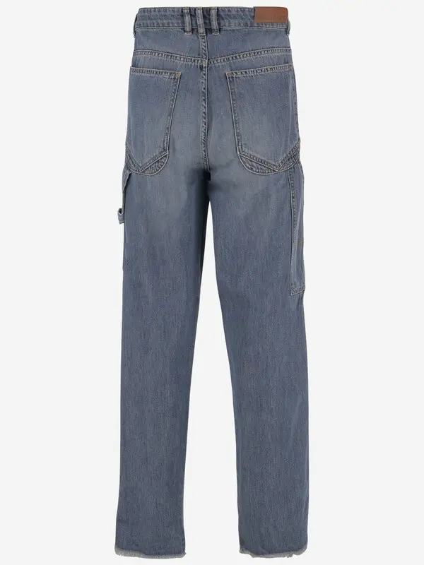 DARKPARK Multi-pocket Jeans With Belt Loops - Gray