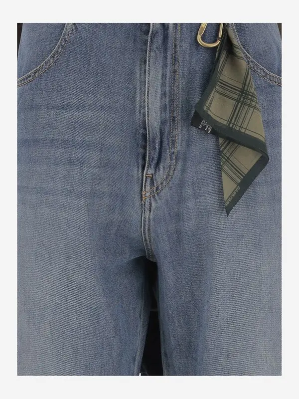DARKPARK Multi-pocket Jeans With Belt Loops - Gray