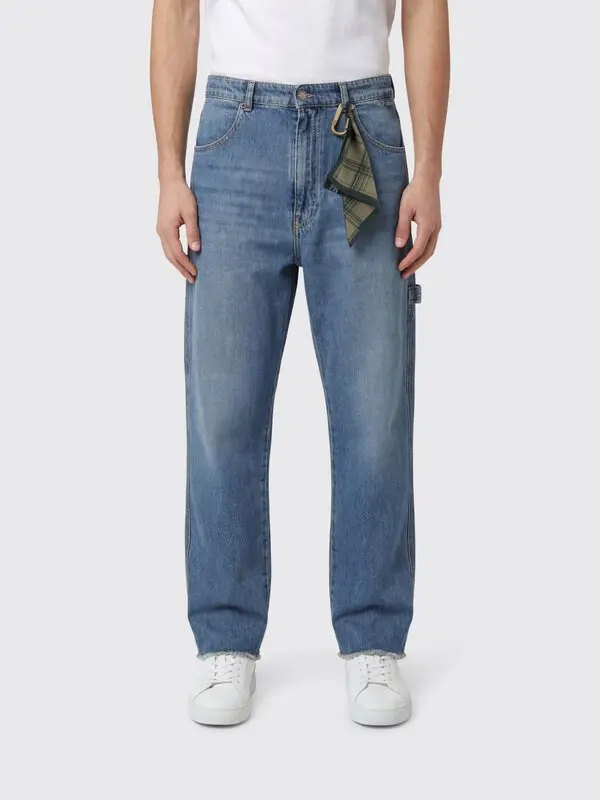 DARKPARK Multi-pocket Jeans With Belt Loops - Gray