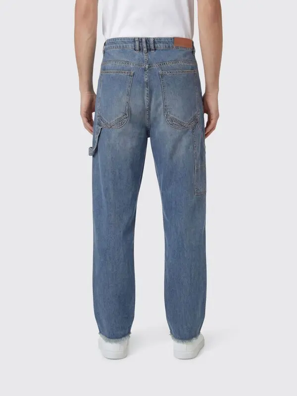 DARKPARK Multi-pocket Jeans With Belt Loops - Gray