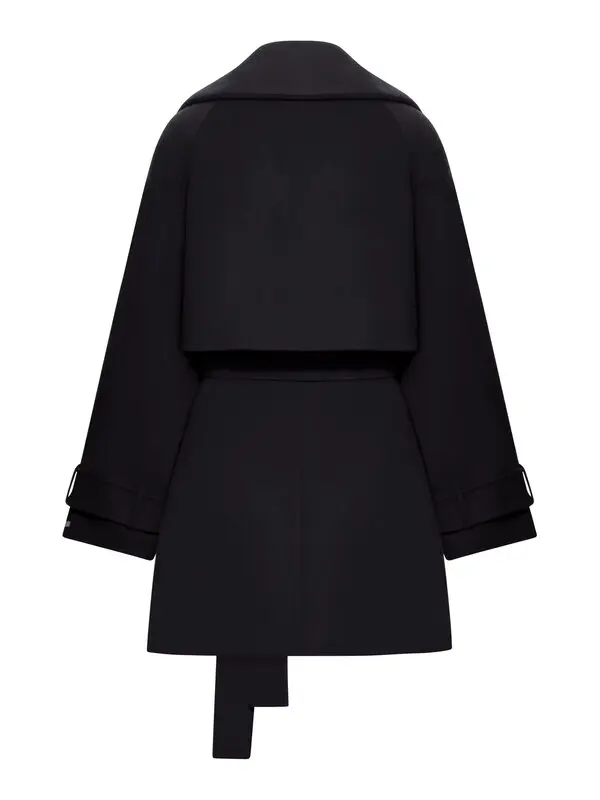 Sportmax Double-breasted Belted Trench Coat
