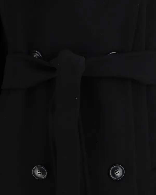 Sportmax Double-breasted Belted Trench Coat
