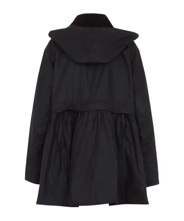 Barbour X Ganni Peplum Waxed Jacket