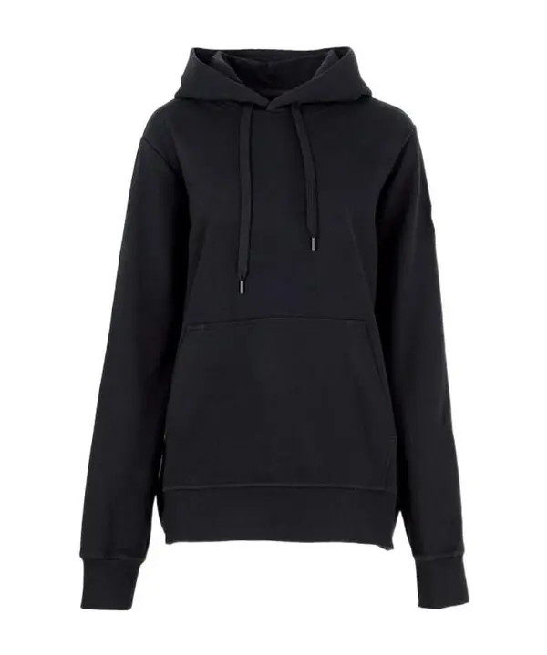Canada Goose Huron Logo-patch Hoodie - Black