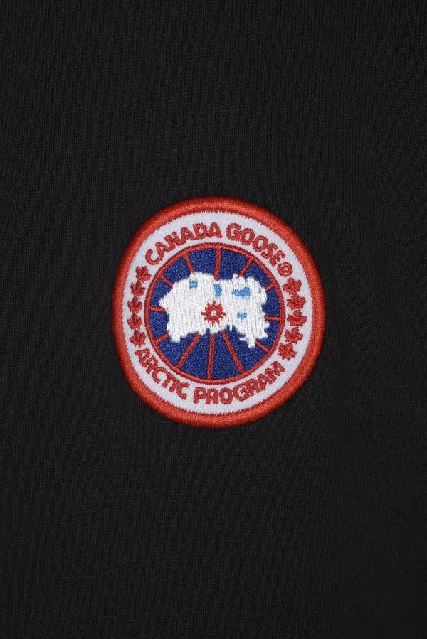 Canada Goose Huron Logo-patch Hoodie - Black