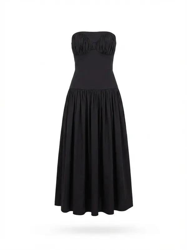 Tove Sleeveless Maxi Dress With Pleated Bust