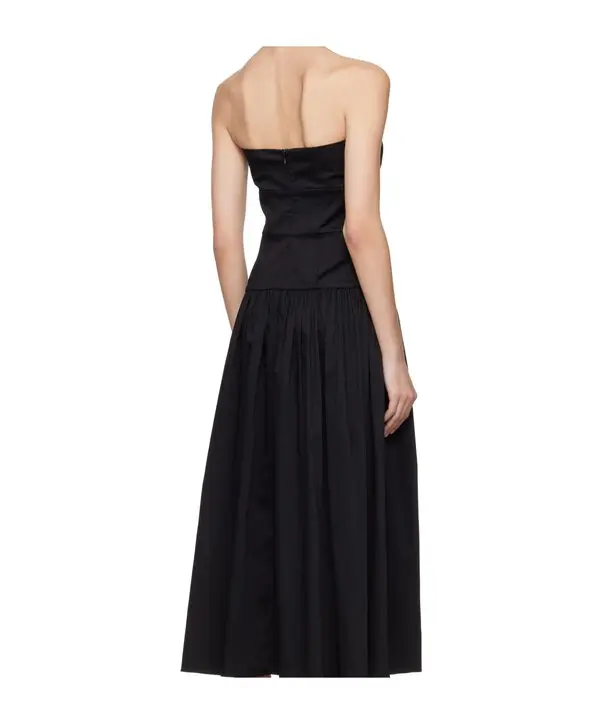 Tove Sleeveless Maxi Dress With Pleated Bust