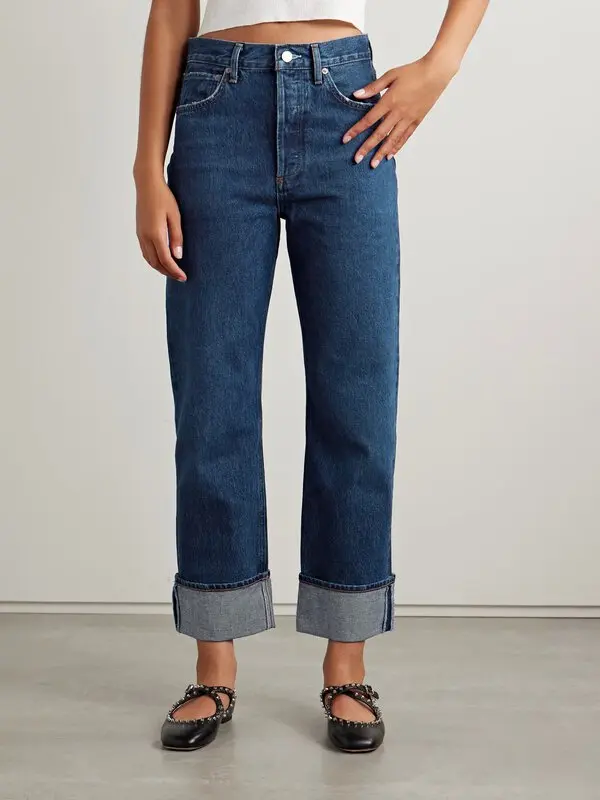 AGOLDE Low-rise Straight-leg Denim Trousers