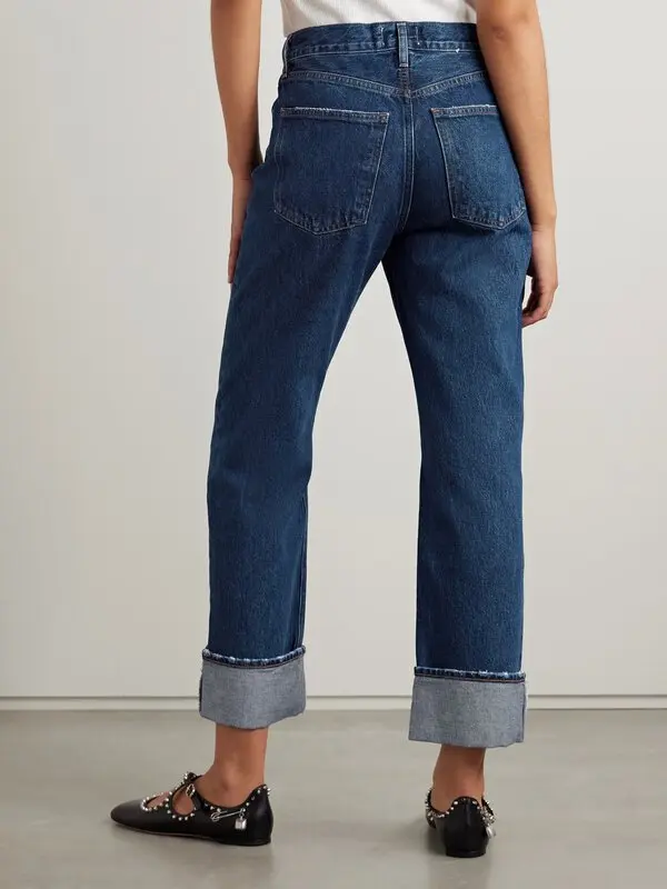 AGOLDE Low-rise Straight-leg Denim Trousers