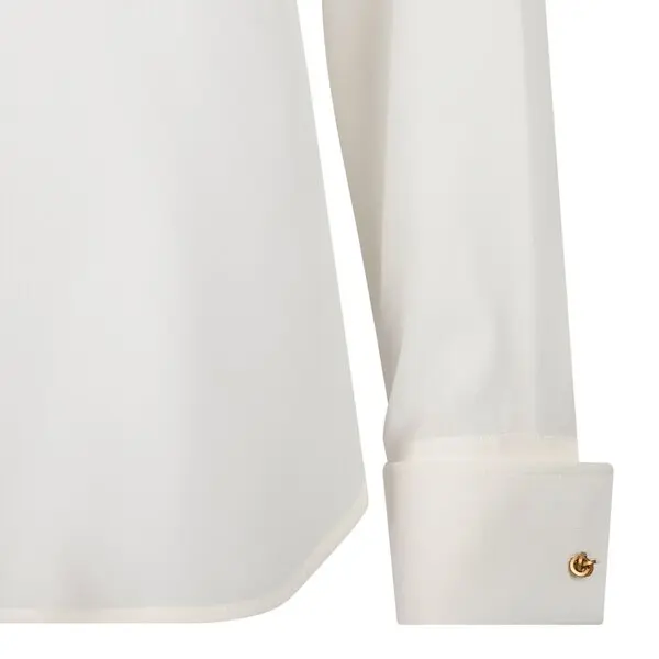 Max Mara Apollo Long-sleeved Shirt With Ribbon Detail - No