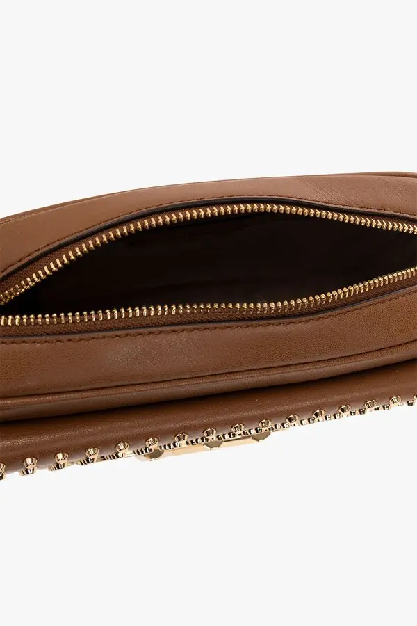 Michael Kors Parker Studded Leather Crossbody Bag