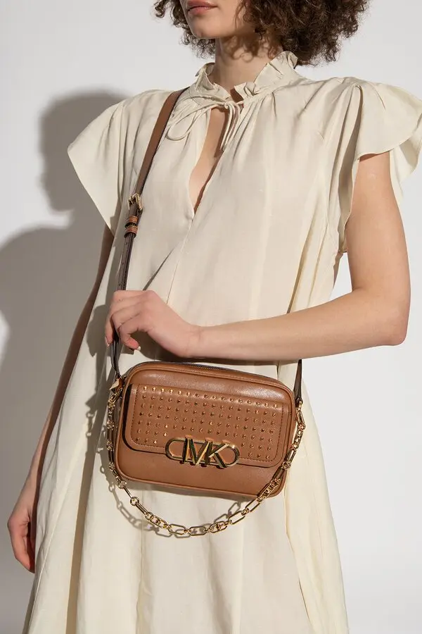 Michael Kors Parker Studded Leather Crossbody Bag