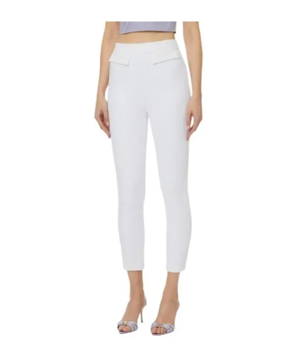 Elisabetta Franchi High-waist Slim Pants - Ivory