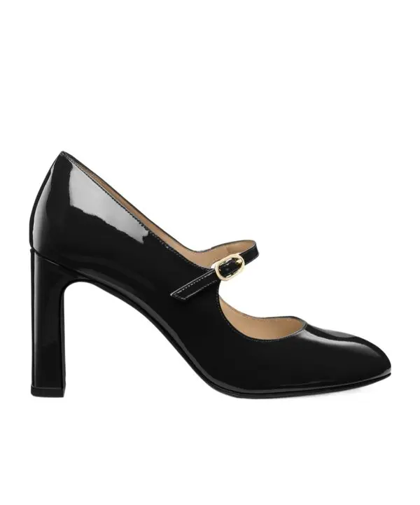 STUART WEITZMAN Babette Mary Jane 85 Stiletto Heel Pumps - Black