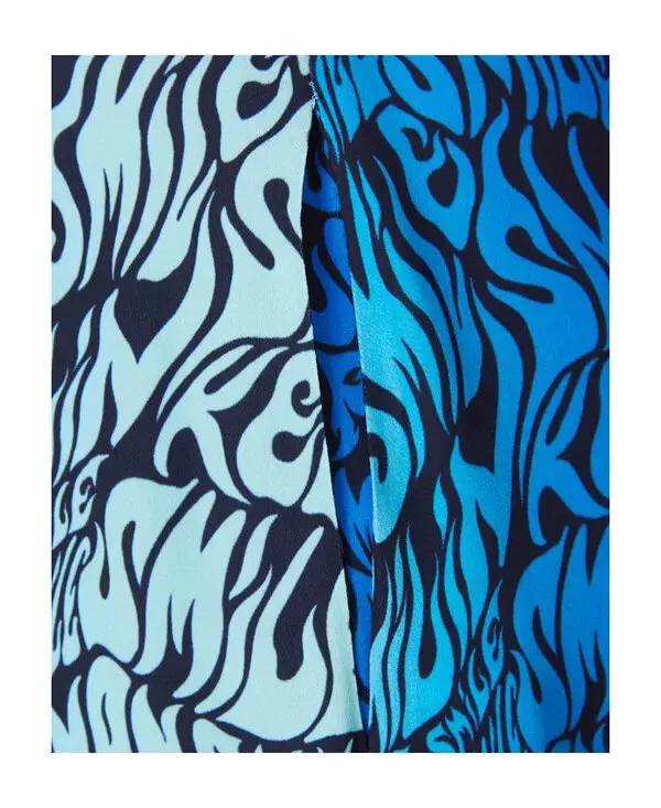 Stella McCartney High-rise Printed Pleated Midi Skirt