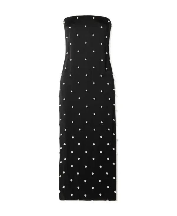 Givenchy Embellished Square Neck Midi Dress