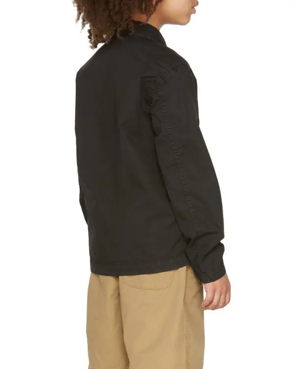 Stone Island Logo Detail Zip-up Casual Jacket