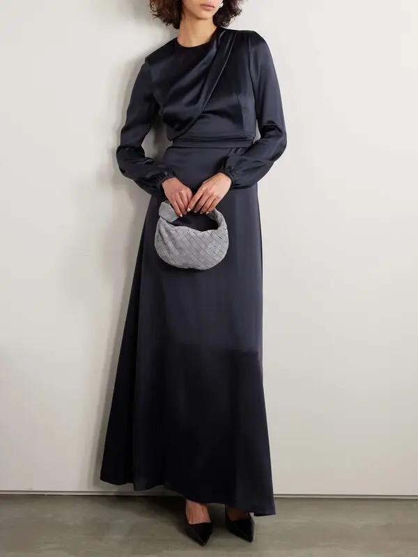 Stella McCartney Asymmetrical Draped Maxi Dress