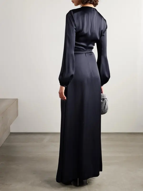 Stella McCartney Asymmetrical Draped Maxi Dress