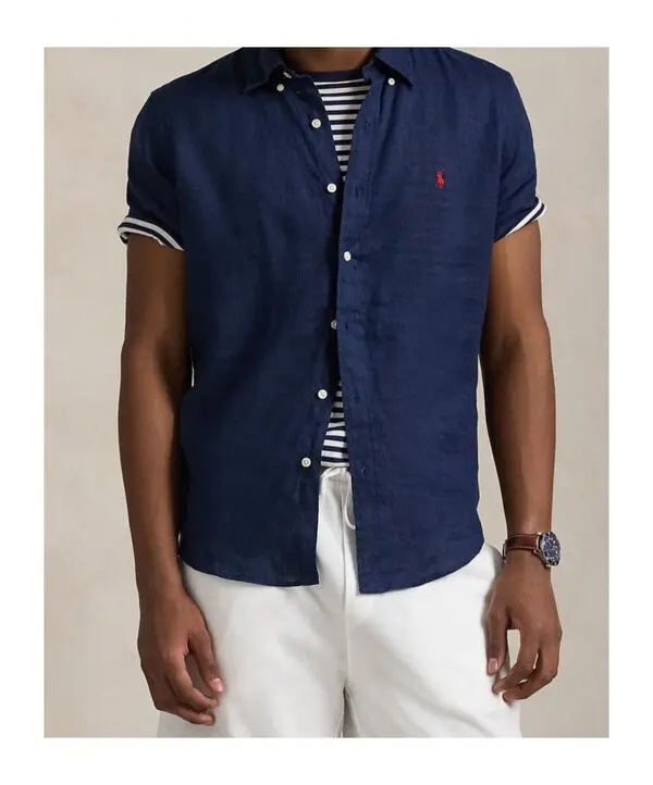 Polo Ralph Lauren Logo Embroidered Short-sleeved Shirt