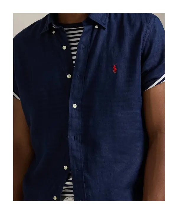 Polo Ralph Lauren Logo Embroidered Short-sleeved Shirt