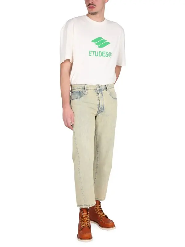 ETUDES Studio Straight-leg Jeans With Logo Patch