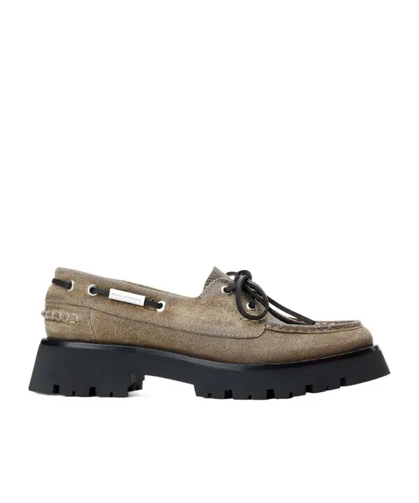 Alexander Wang Carson Boat Loafers - Beige