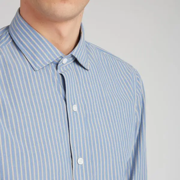 SALVATORE PICCOLO Striped Long-sleeved Shirt