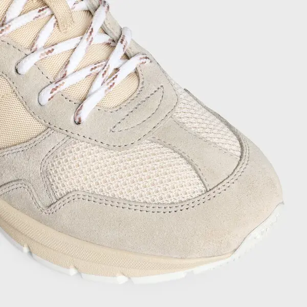 Celine Runner Cr-04 Sneakers In Nylon, Mesh, Calfskin, And Suede Calfskin