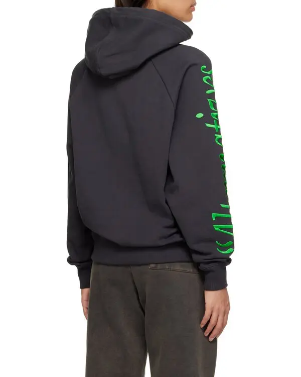 ETUDES Studio Logo Embroidered Drawstring Hoodie