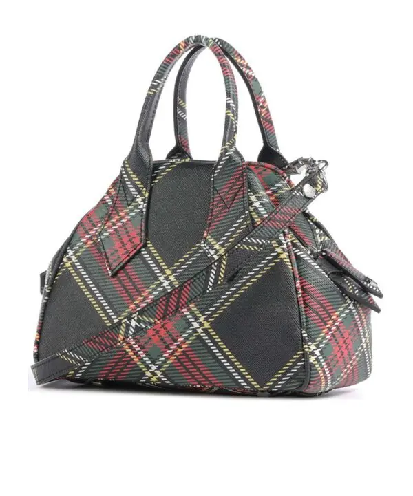 VIVIENNE WESTWOOD Yasmine Checked Small Tote Bag