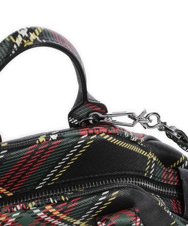 VIVIENNE WESTWOOD Yasmine Checked Small Tote Bag