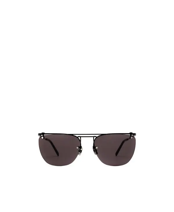 Saint Laurent Rounded Frame Sunglasses - Brown