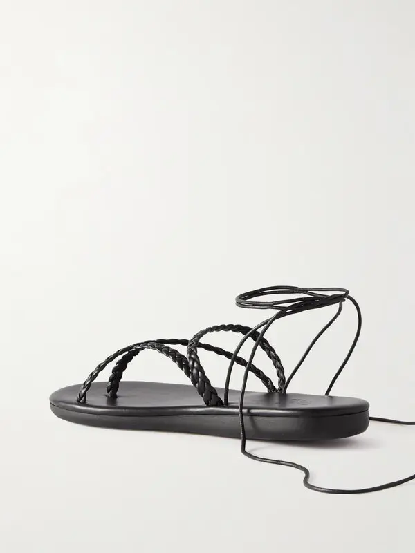 ANCIENT GREEK SANDALS Plage Braided Lace-up Sandals