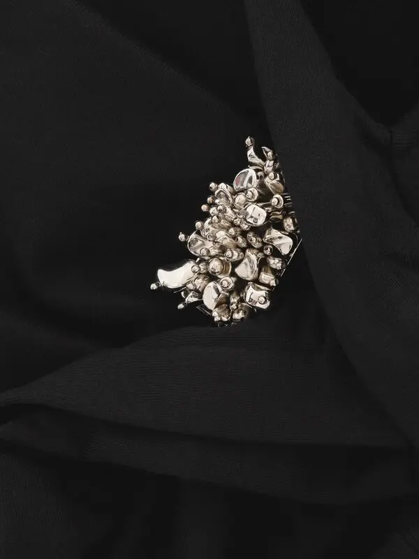Dries Van Noten Draped Brooch T-shirt
