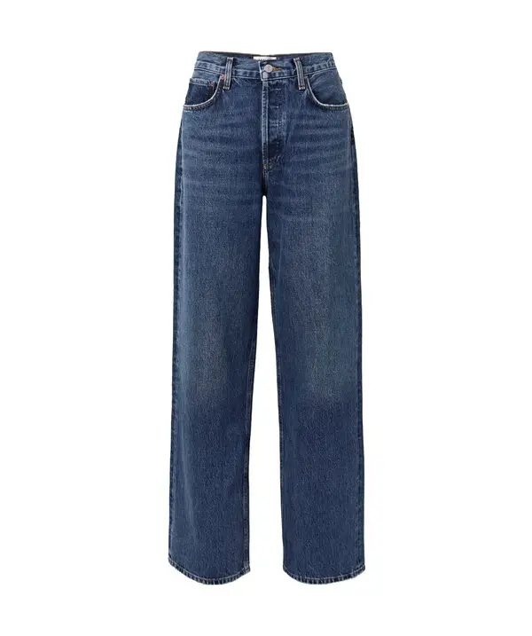 AGOLDE Low Slung Puddle Low-rise Jeans - No