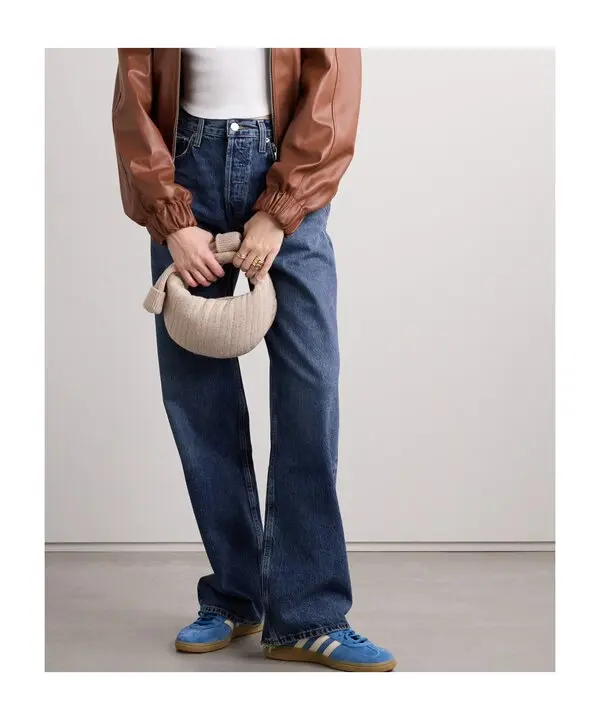 AGOLDE Low Slung Puddle Low-rise Jeans - No
