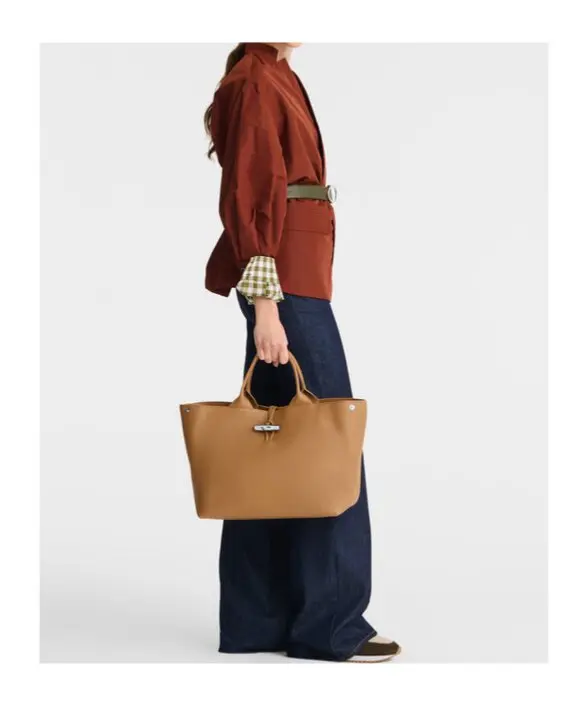 Longchamp Le Roseau L - Walnut Color