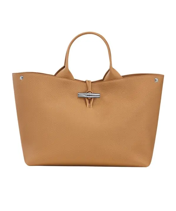 Longchamp Le Roseau L Tote Bag - Walnut