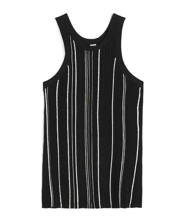 TOTEME Ribbed Striped Tank Top
