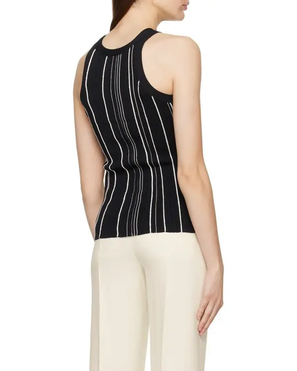 TOTEME Ribbed Striped Tank Top