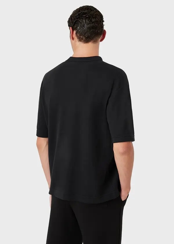 Giorgio Armani Embroidered Tiger Logo T-shirt
