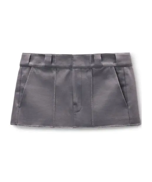 Alexander Wang Mid-rise Skorts With Raw Hem