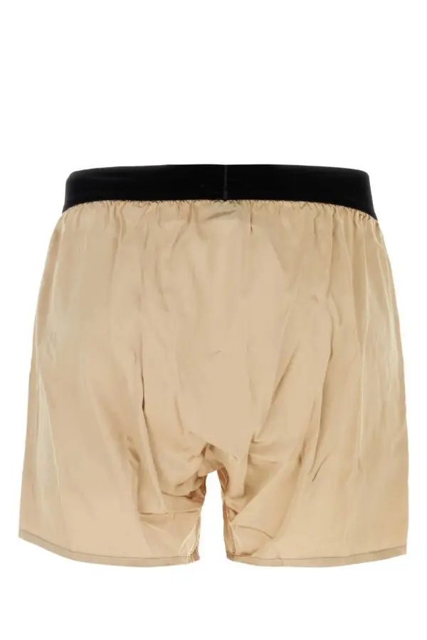 TOM FORD Logo-waistband Stretched Satin Boxers - No