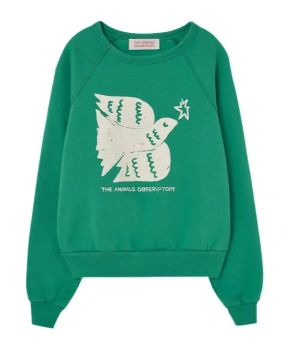 THE ANIMALS OBSERVATORY Crew Neck Sweatshirt With Printed Design